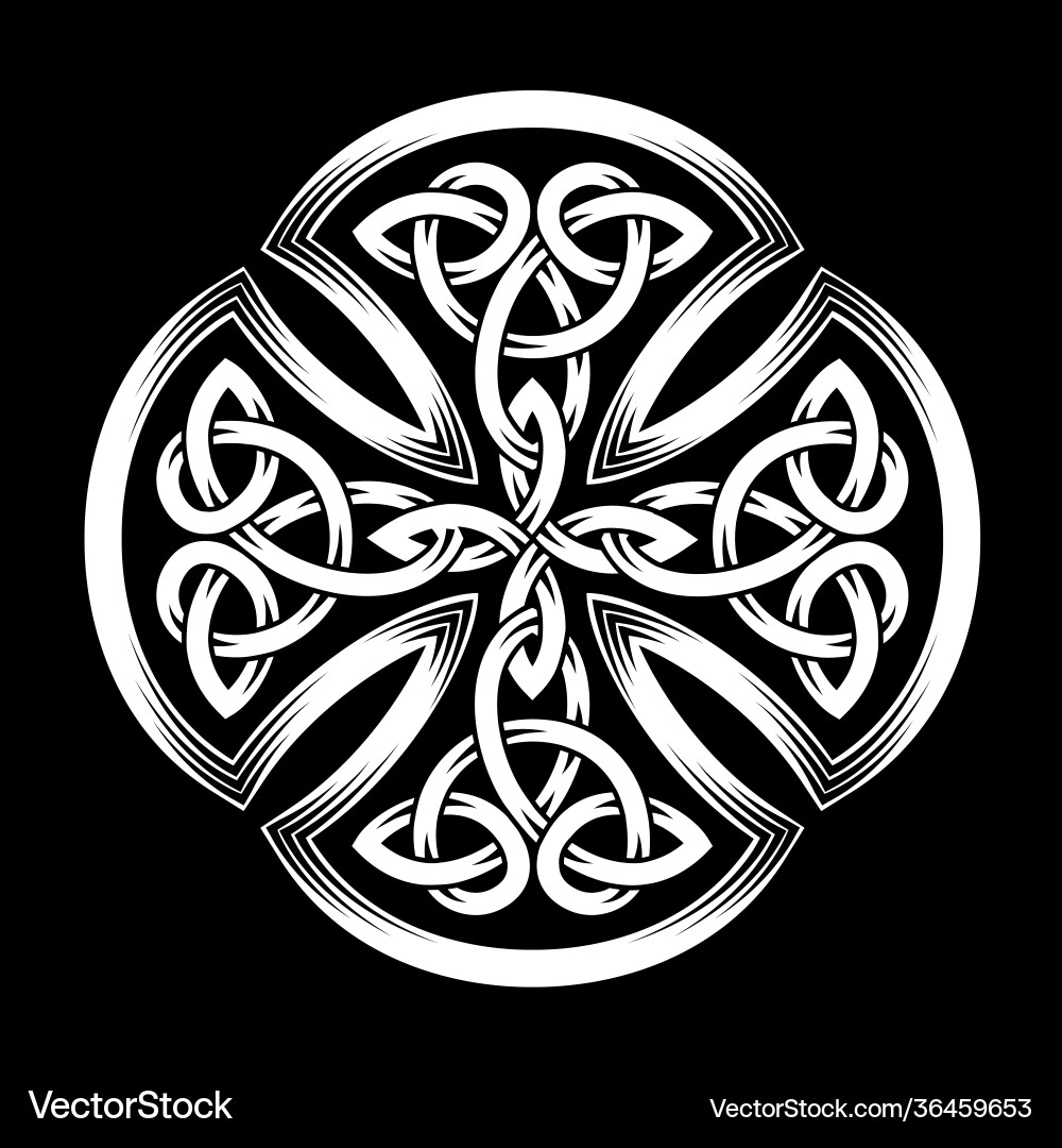 Celtic cross Royalty Free Vector Image - VectorStock