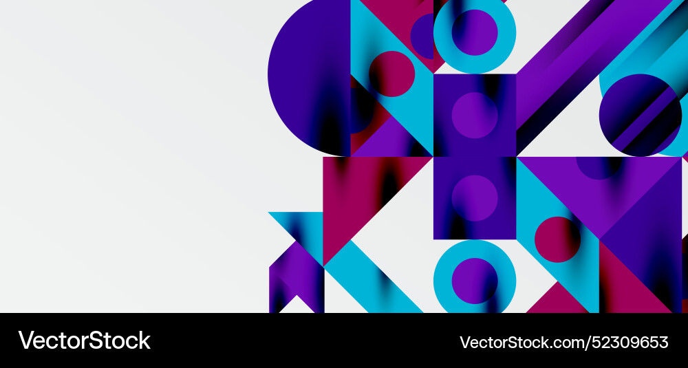 Geometric neo patterns abstract background for Vector Image