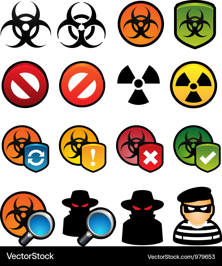 Vulnerability Scanning Vector Images (over 100)