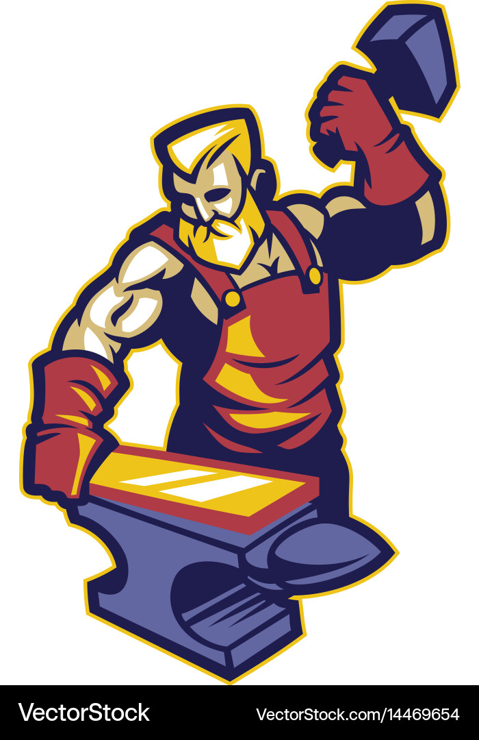 Blacksmith Royalty Free Vector Image - VectorStock