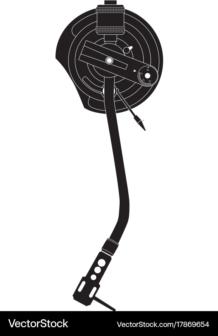 Tone arm Royalty Free Vector Image - VectorStock