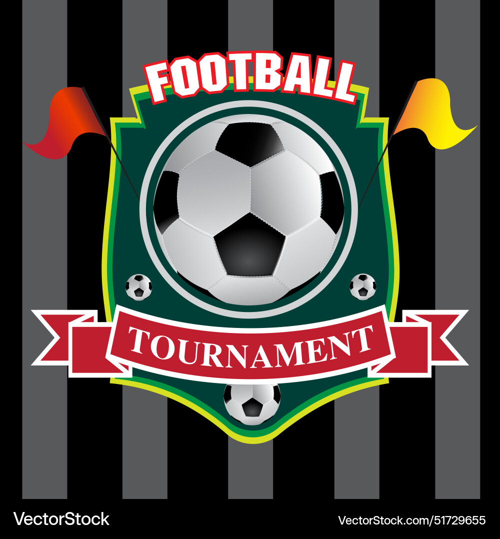 Soccer tournament Royalty Free Vector Image - VectorStock