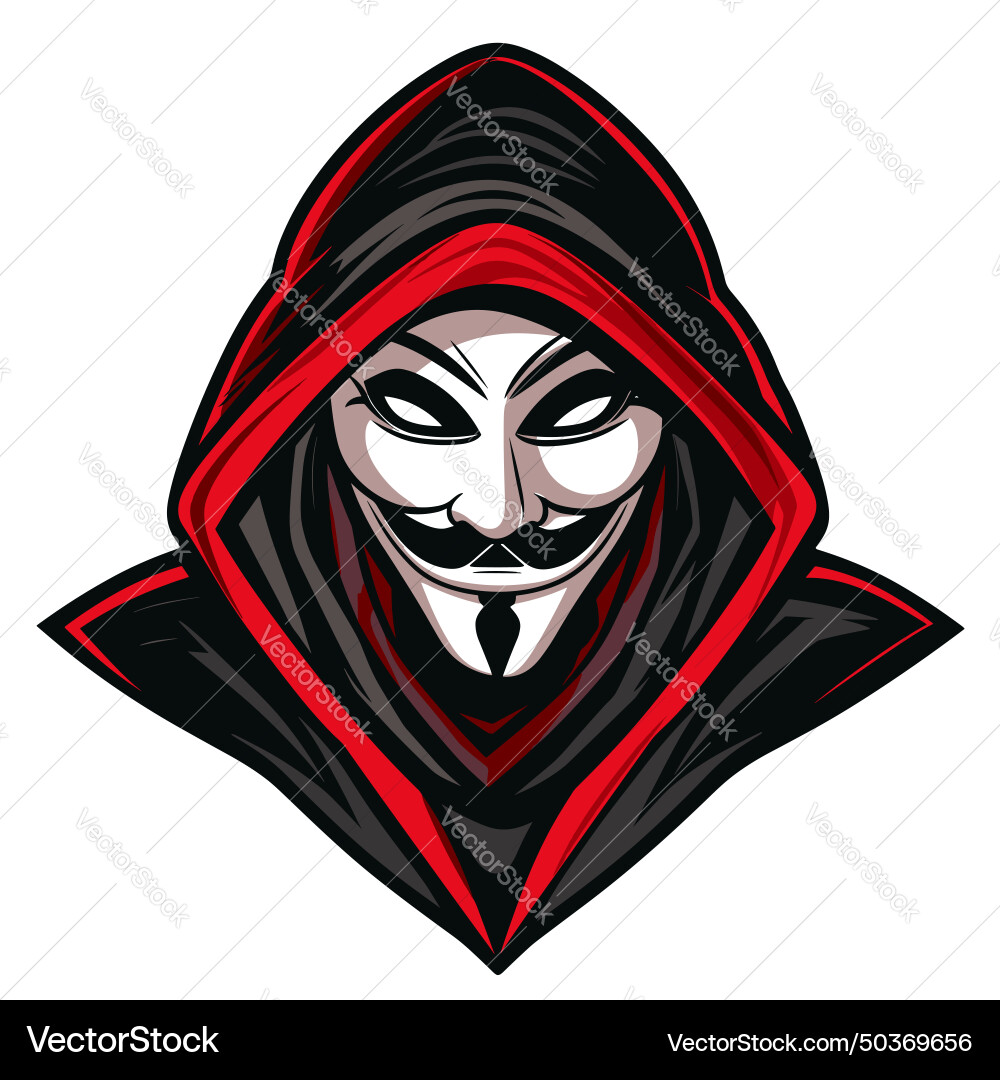 Anonymous esport logotype icon sticker logo hacker