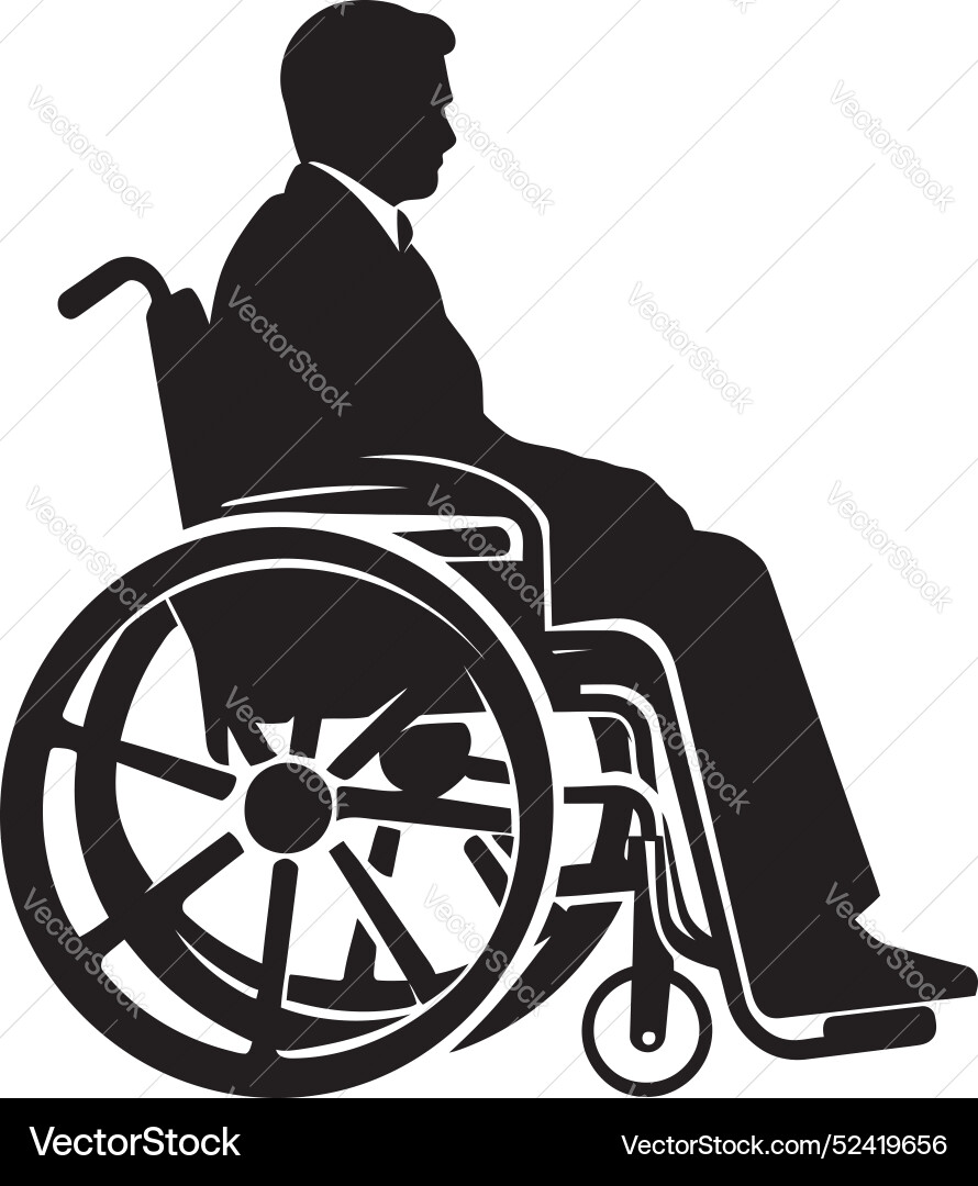 Empowering independence disabled emblem inclusive Vector Image