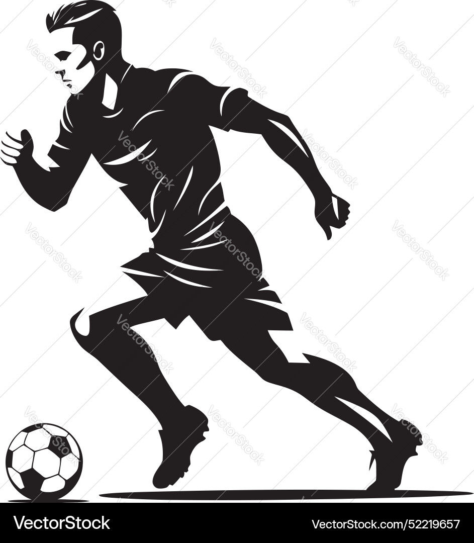 Kickmaster soccer iconic symbol touchdown triumph Vector Image