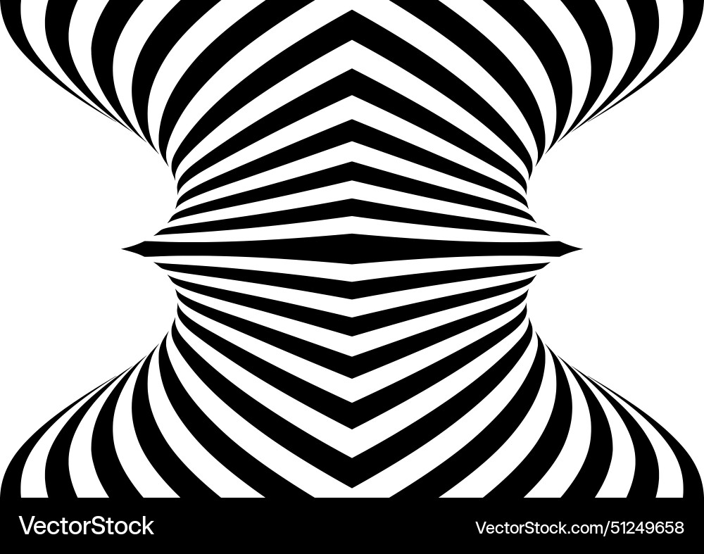 Optical illusion Royalty Free Vector Image - VectorStock