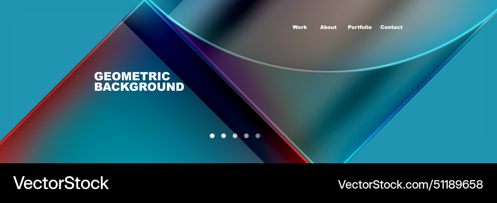 Water gradient background with azure and electric Vector Image