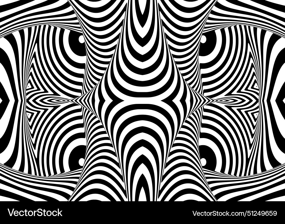 Optical illusion Royalty Free Vector Image - VectorStock