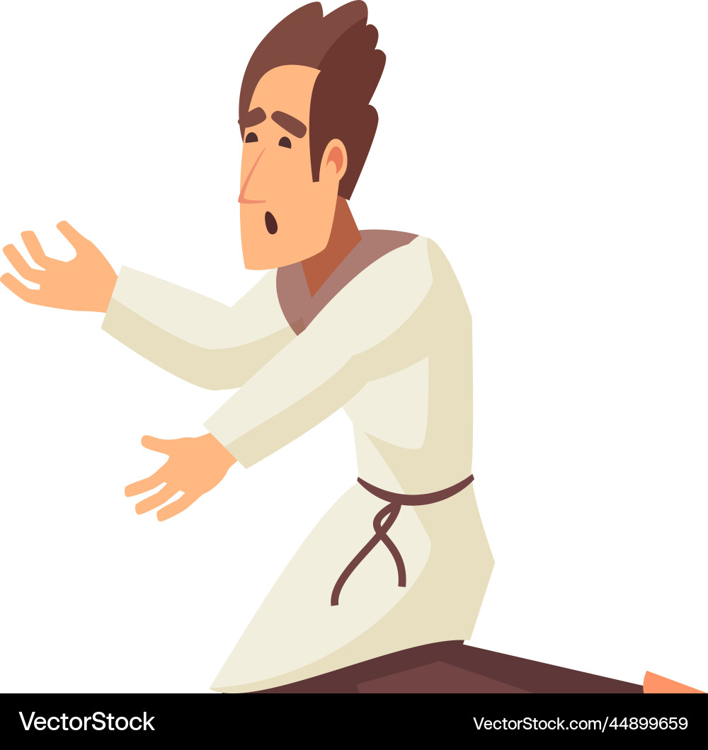 Peasant cartoon Royalty Free Vector Image - VectorStock