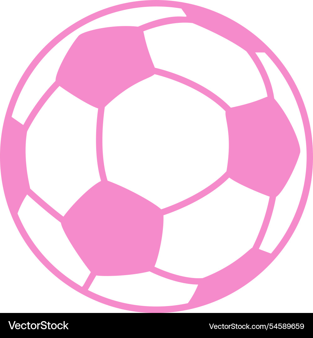 Soccer ball sport equipment scribble Royalty Free Vector
