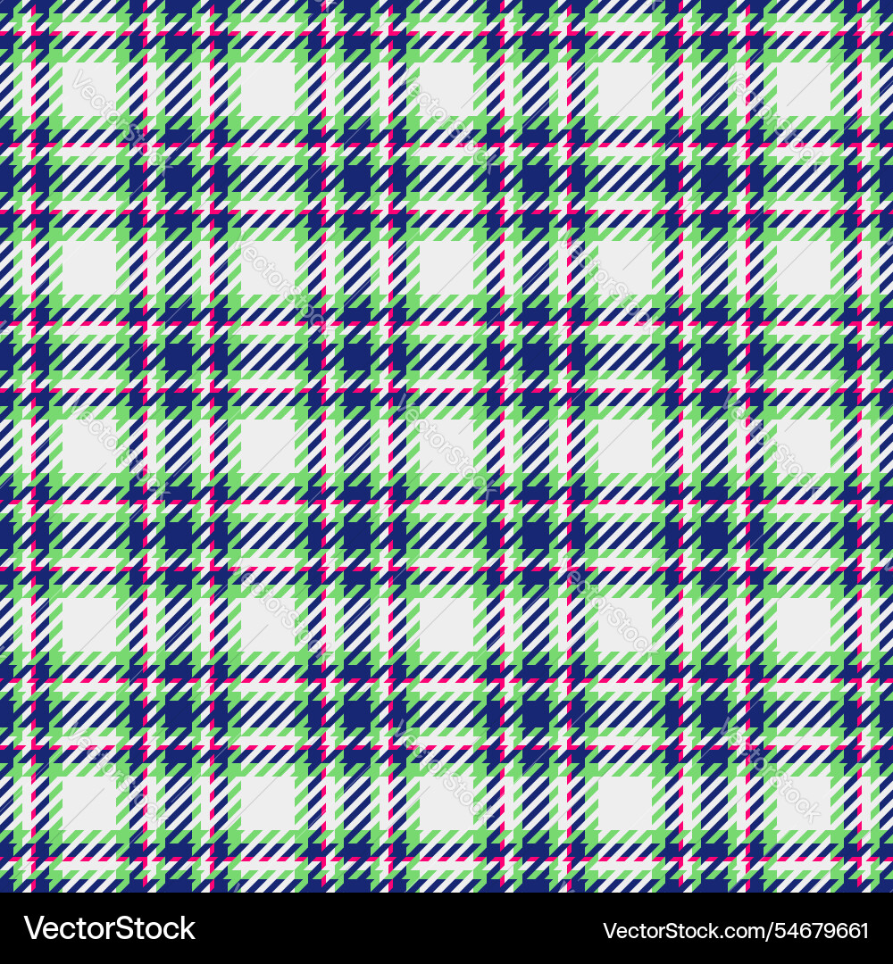 Diamond textile plaid texture checker fabric Vector Image