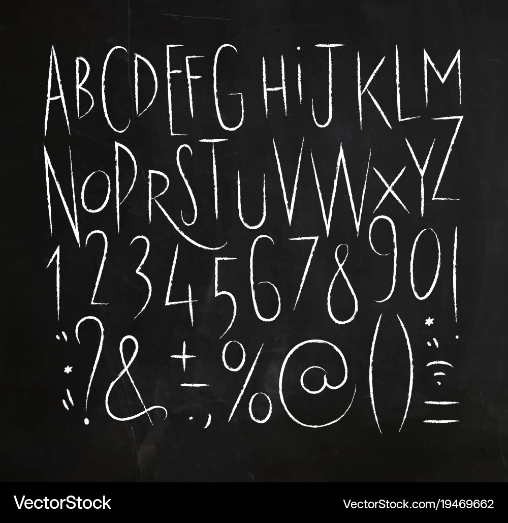 Alphabet sharp lines font black Royalty Free Vector Image