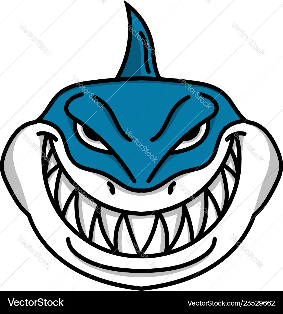 Shark Royalty Free Vector Image - VectorStock