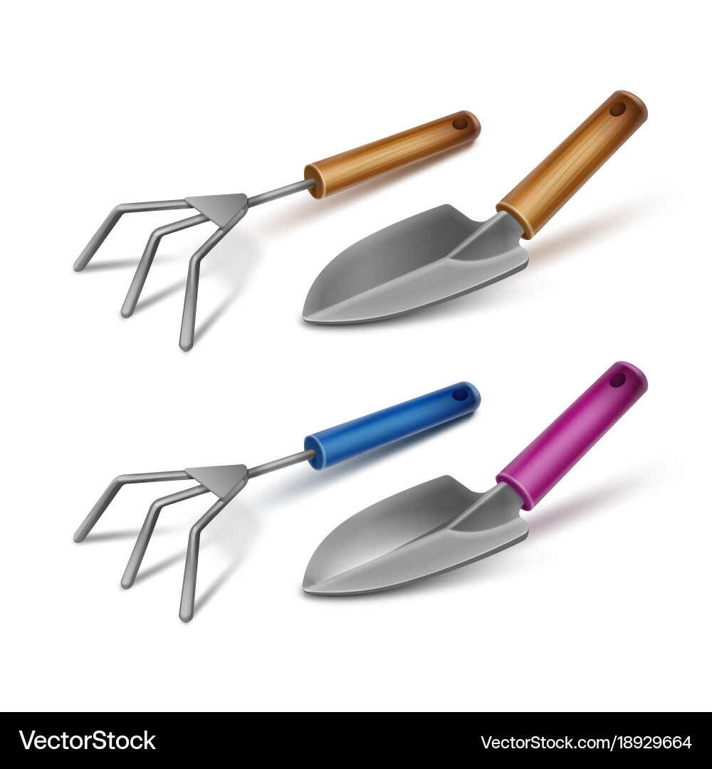Gardening hand tools Royalty Free Vector Image