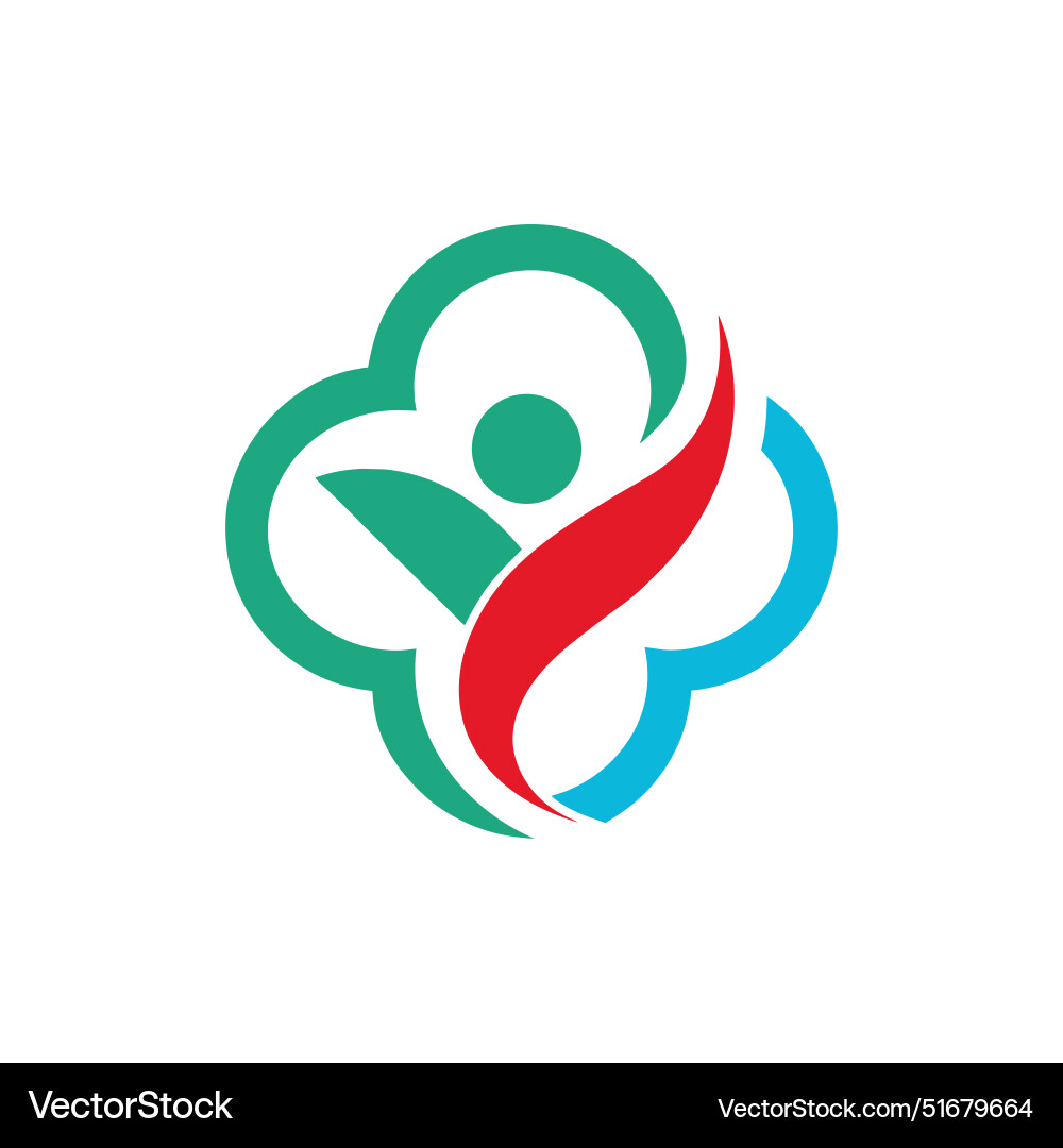 Health logo icon Royalty Free Vector Image - VectorStock