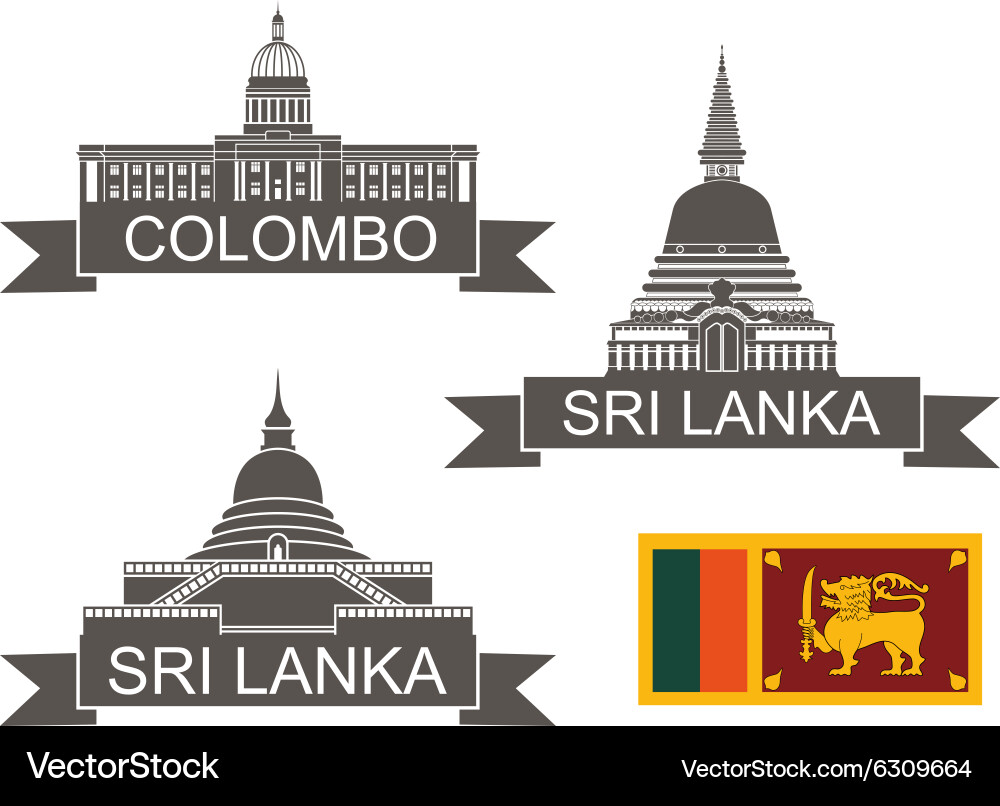 Sri lanka Royalty Free Vector Image - VectorStock