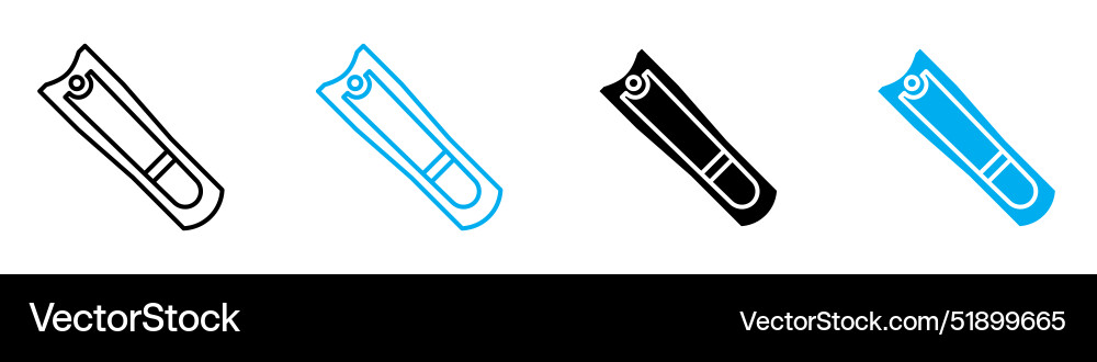 Nail clipper icon ideal for care Royalty Free Vector Image