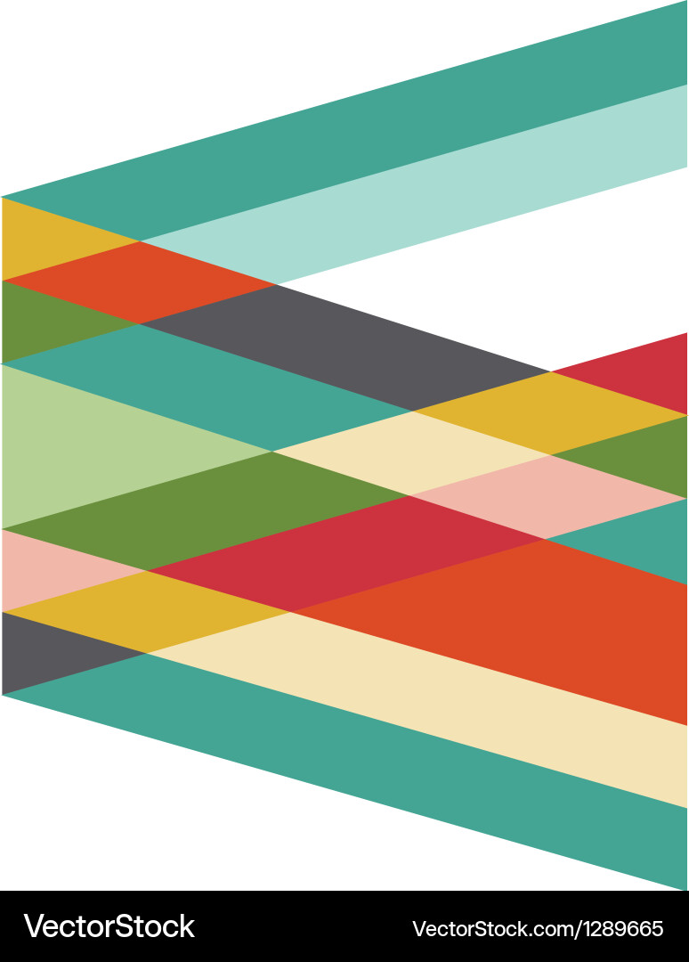 Retro geometric Royalty Free Vector Image - VectorStock