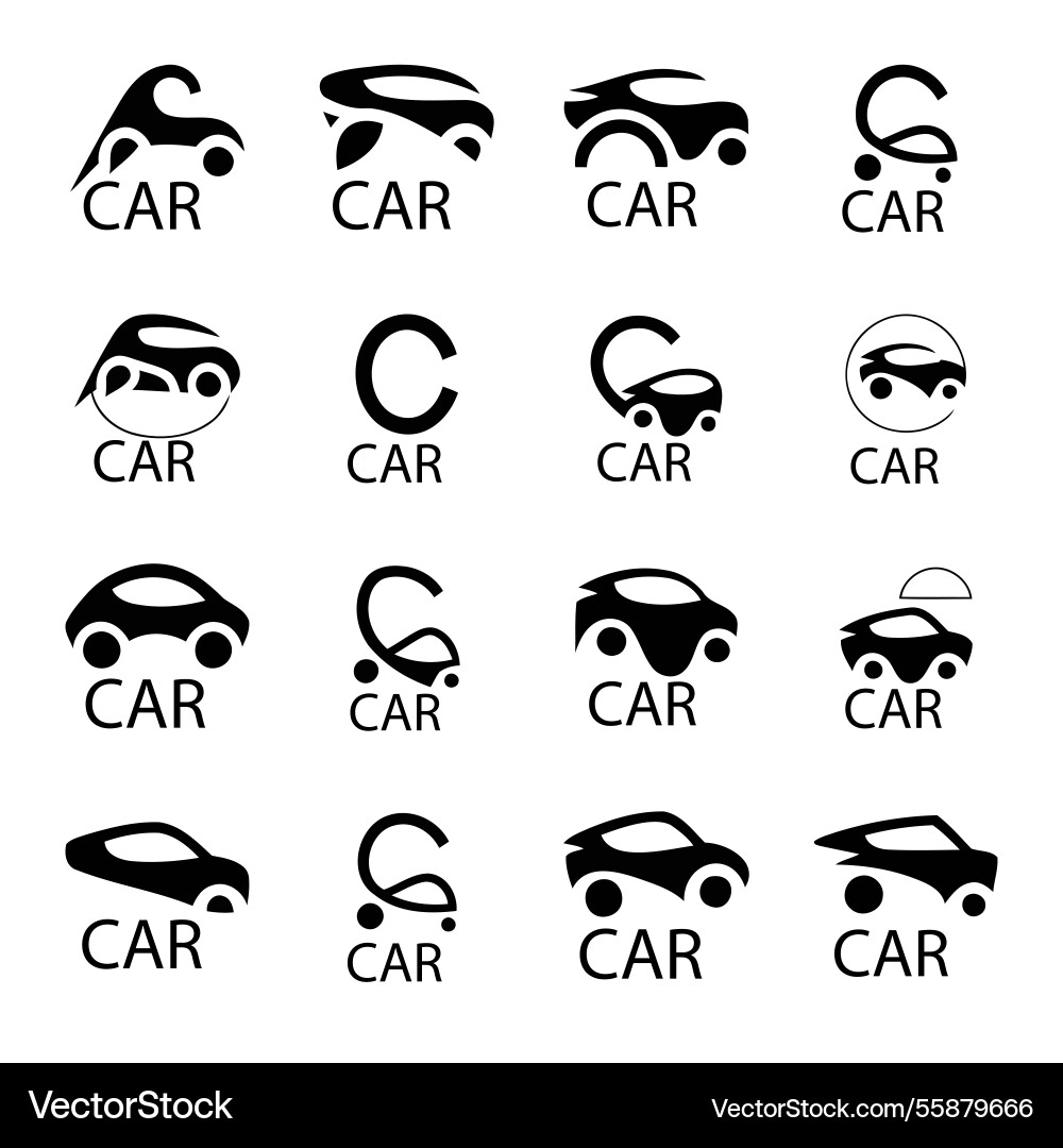 Car logo designs Royalty Free Vector Image - VectorStock
