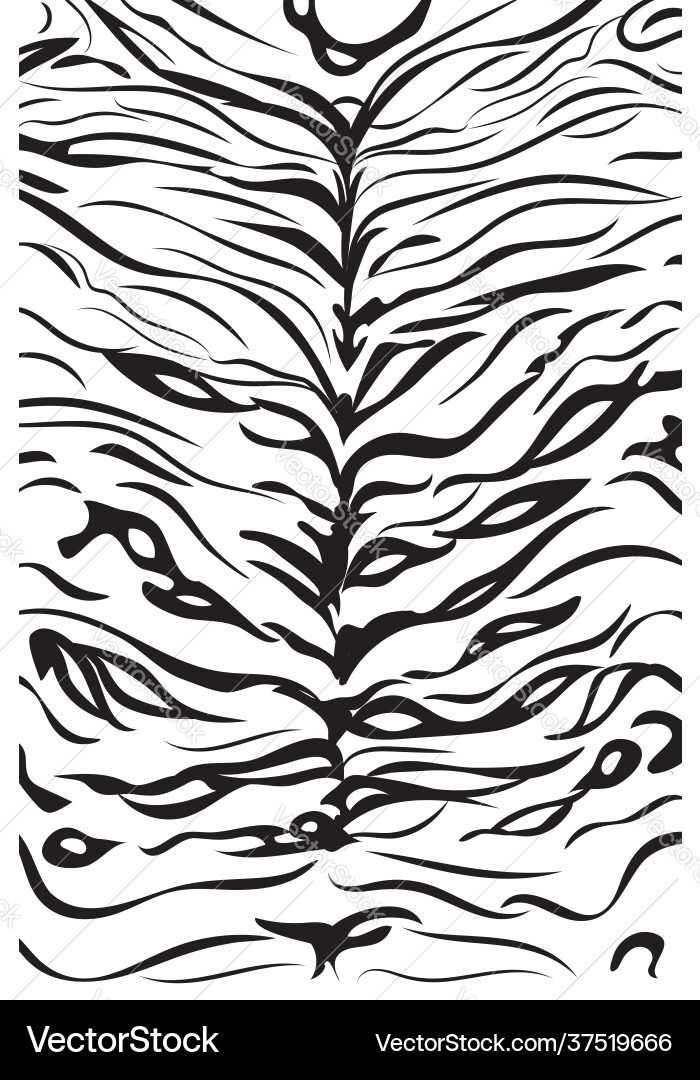 Tiger stripes design Royalty Free Vector Image