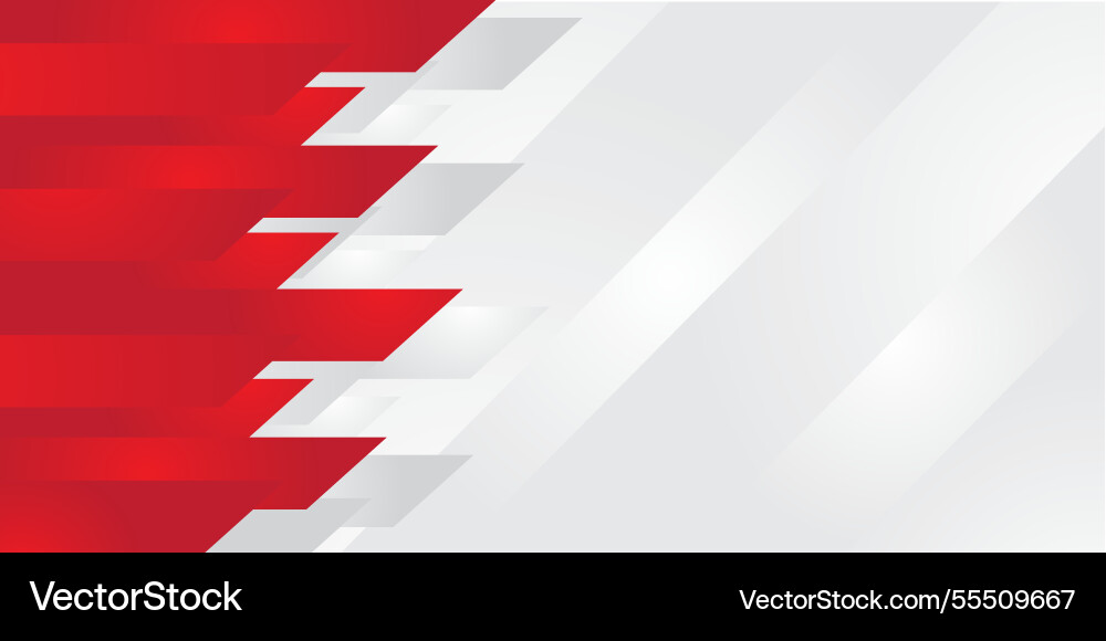 Abstract red geometric shapes background Vector Image