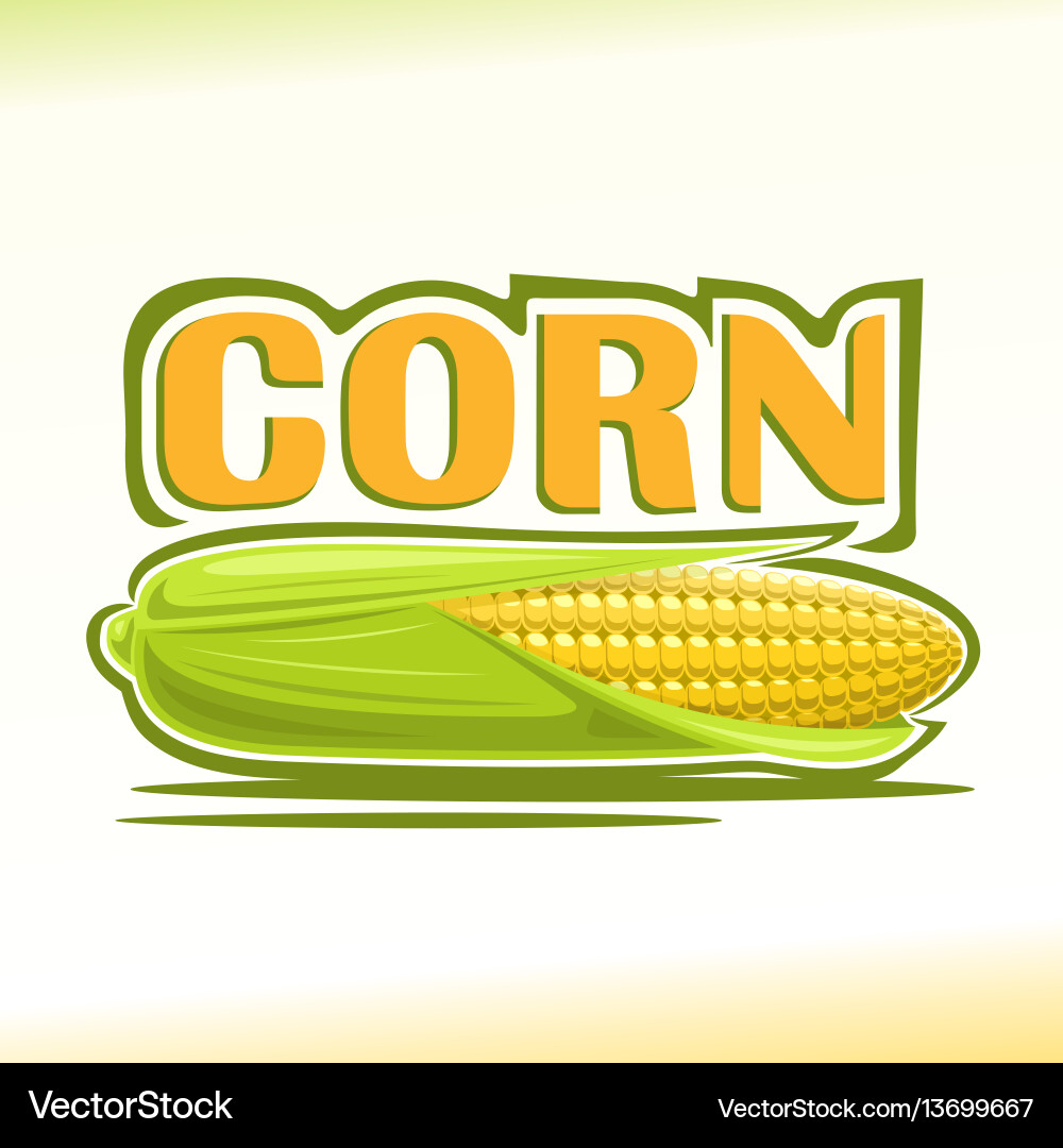 Logo for corn Royalty Free Vector Image - VectorStock