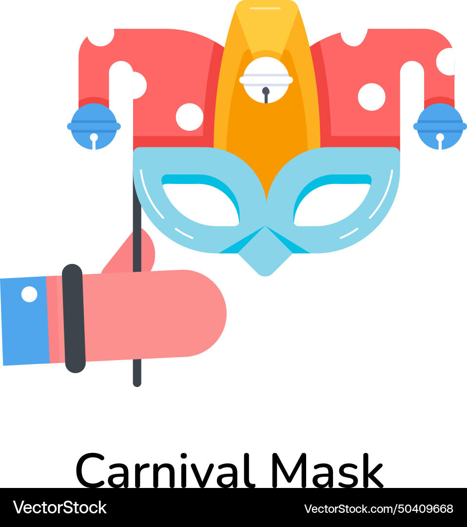 Carnival mask Royalty Free Vector Image - VectorStock