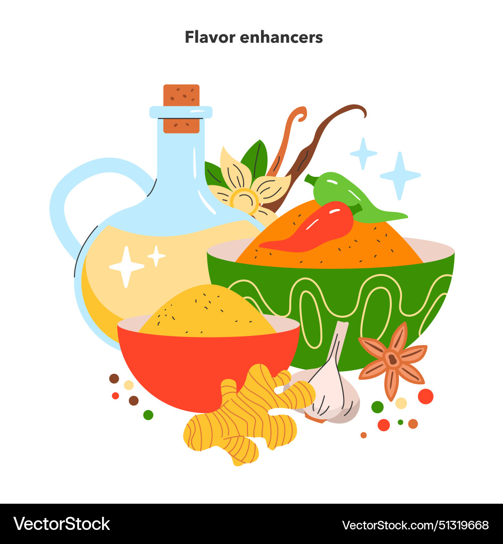 Flavor reversal flat Royalty Free Vector Image