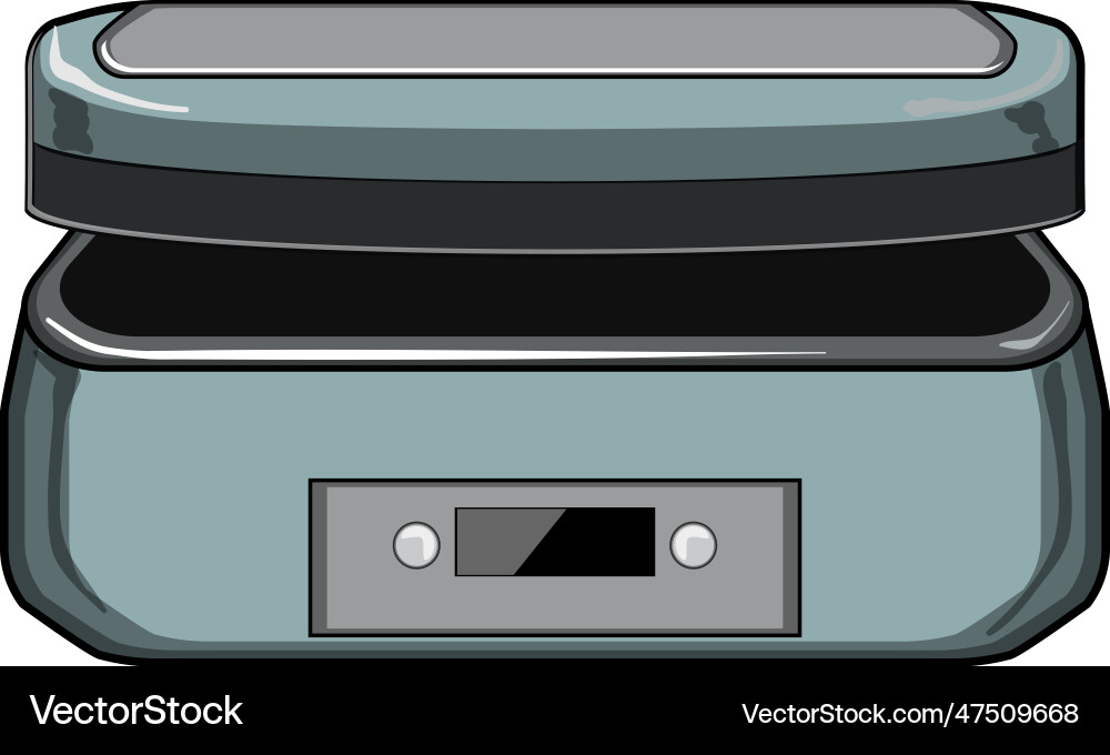 Machine sandwich maker cartoon Royalty Free Vector Image