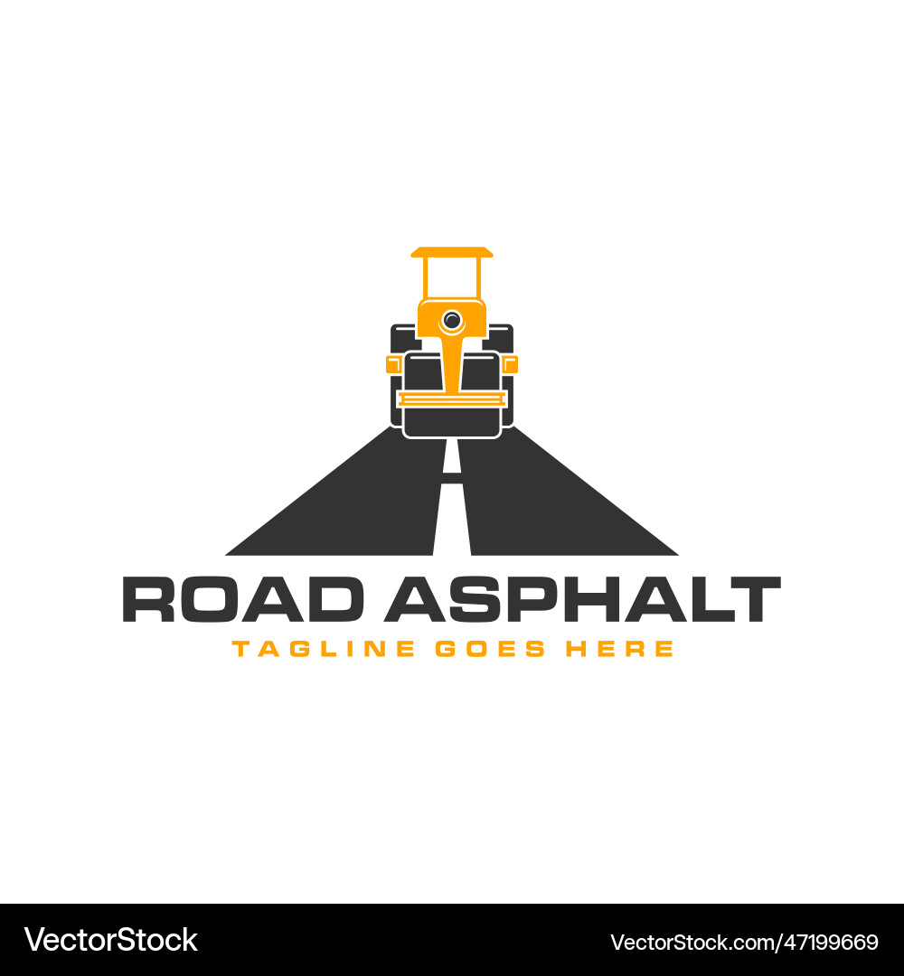 Road Work Logo Road Construction Logo Stock Vector Illustration And