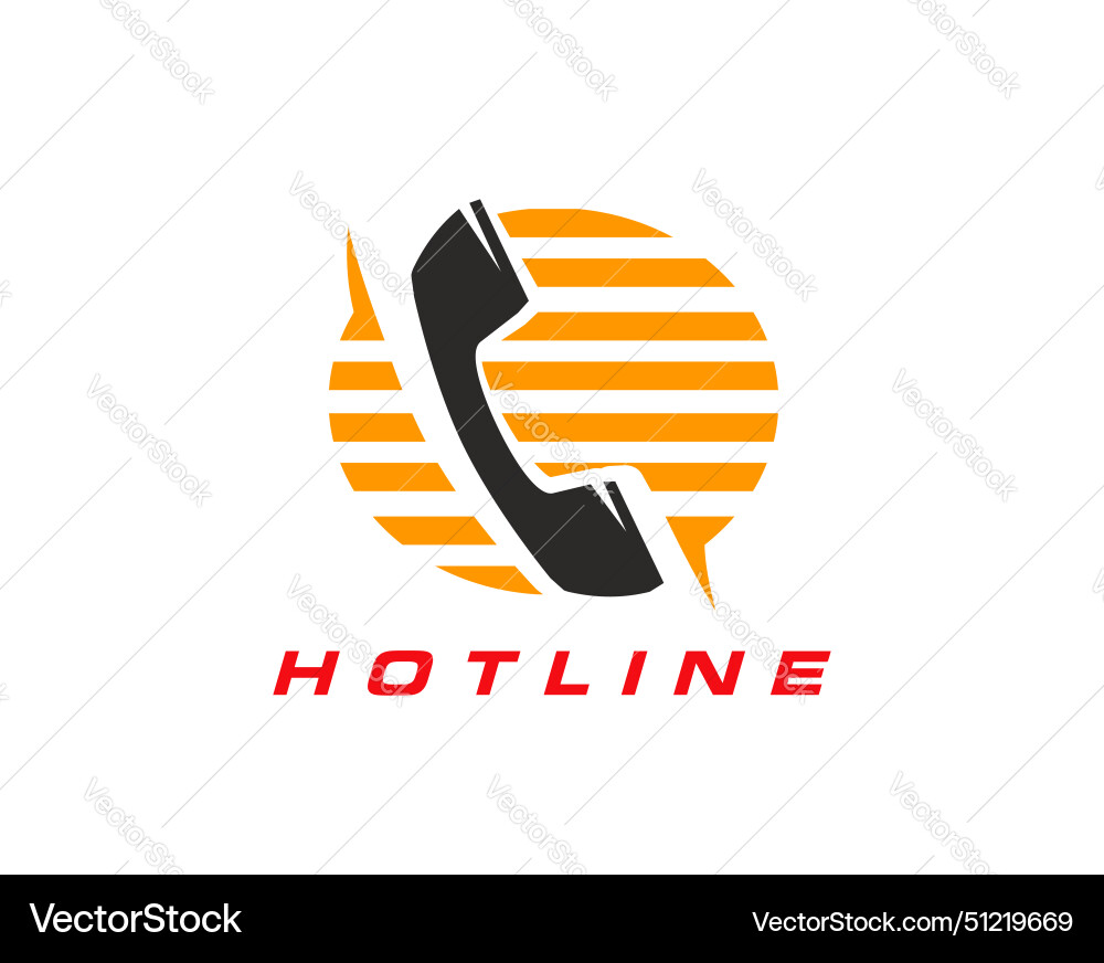 Call center icon hotline help or customer support Vector Image