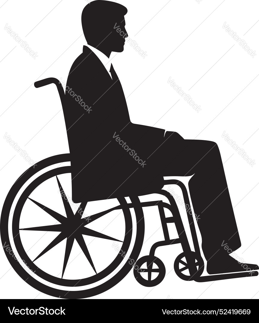 Empowering access disabled icon inclusive wheels Vector Image