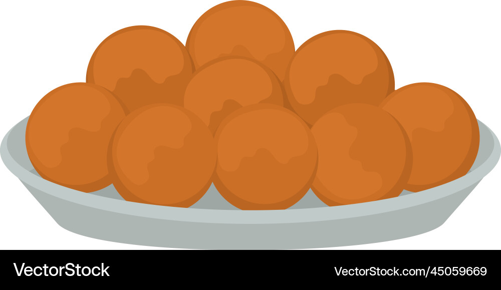 Indian sweets icon Royalty Free Vector Image - VectorStock