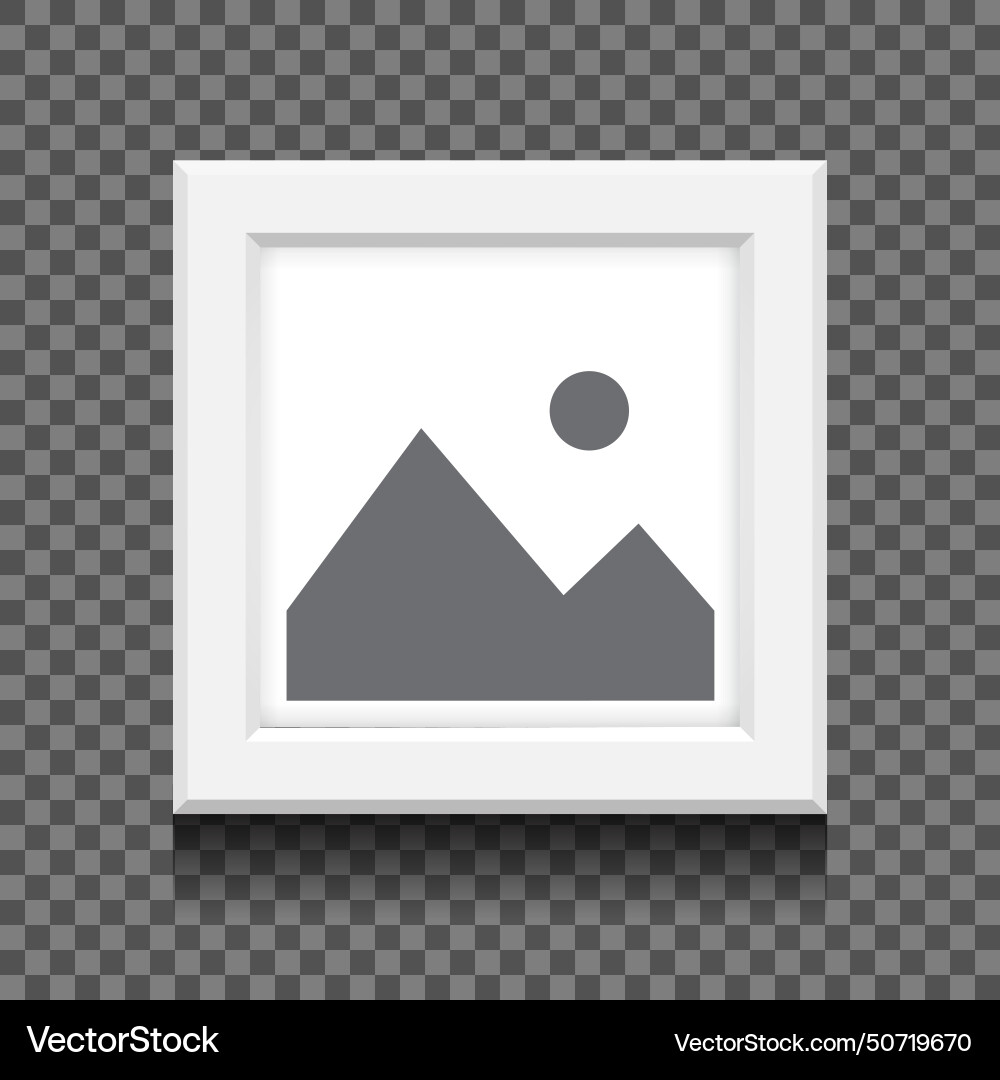 Blank image or photo placeholder icon design Vector Image
