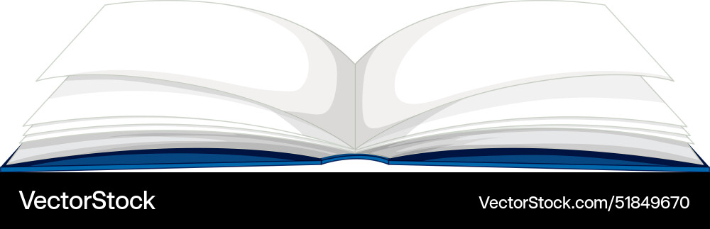 Image of an open book Royalty Free Vector Image