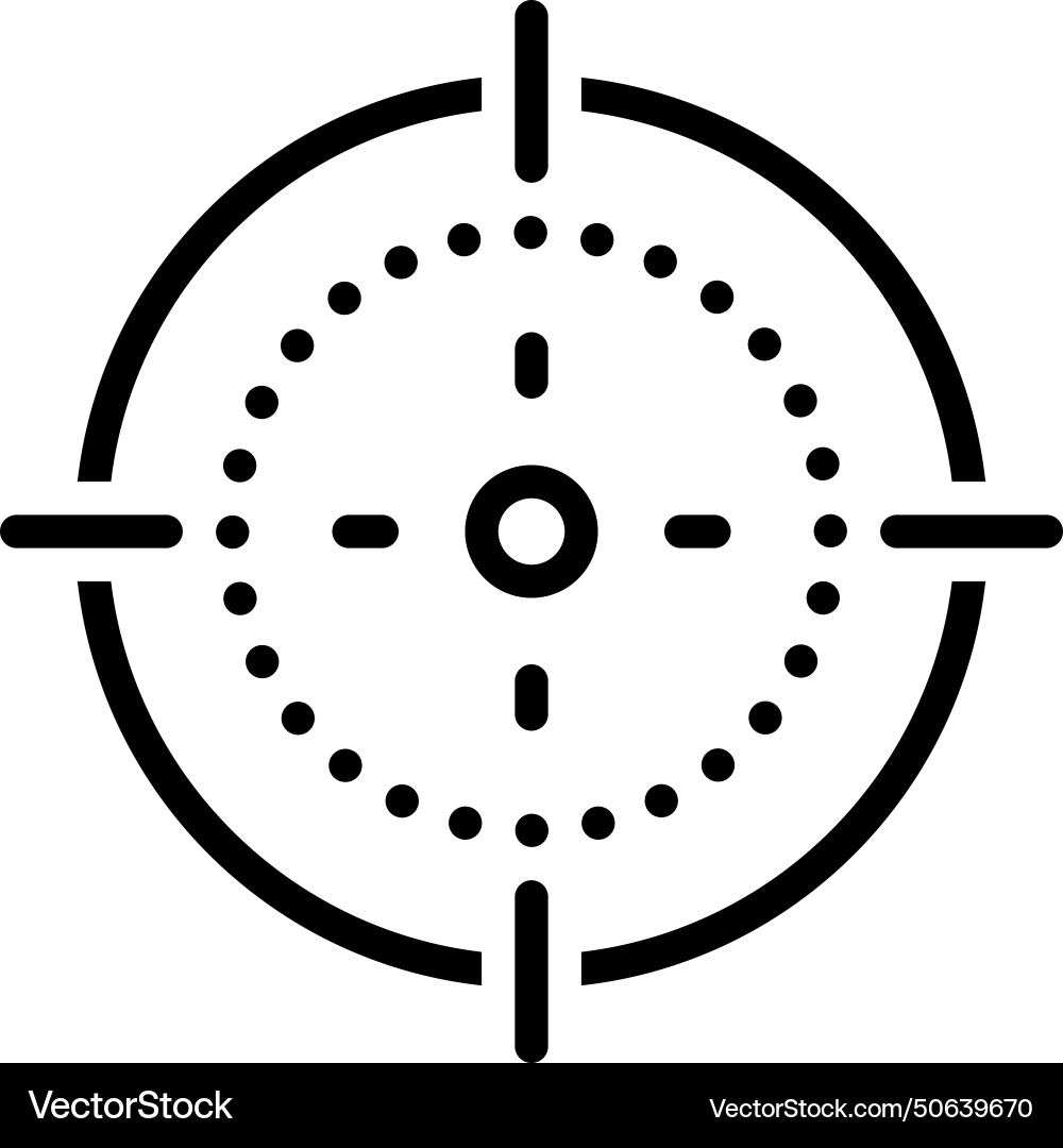 Target Royalty Free Vector Image - VectorStock