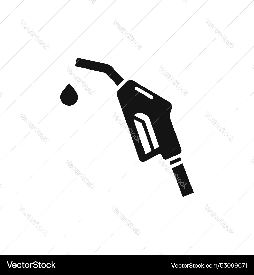 Fuel icon isolated on white background Royalty Free Vector