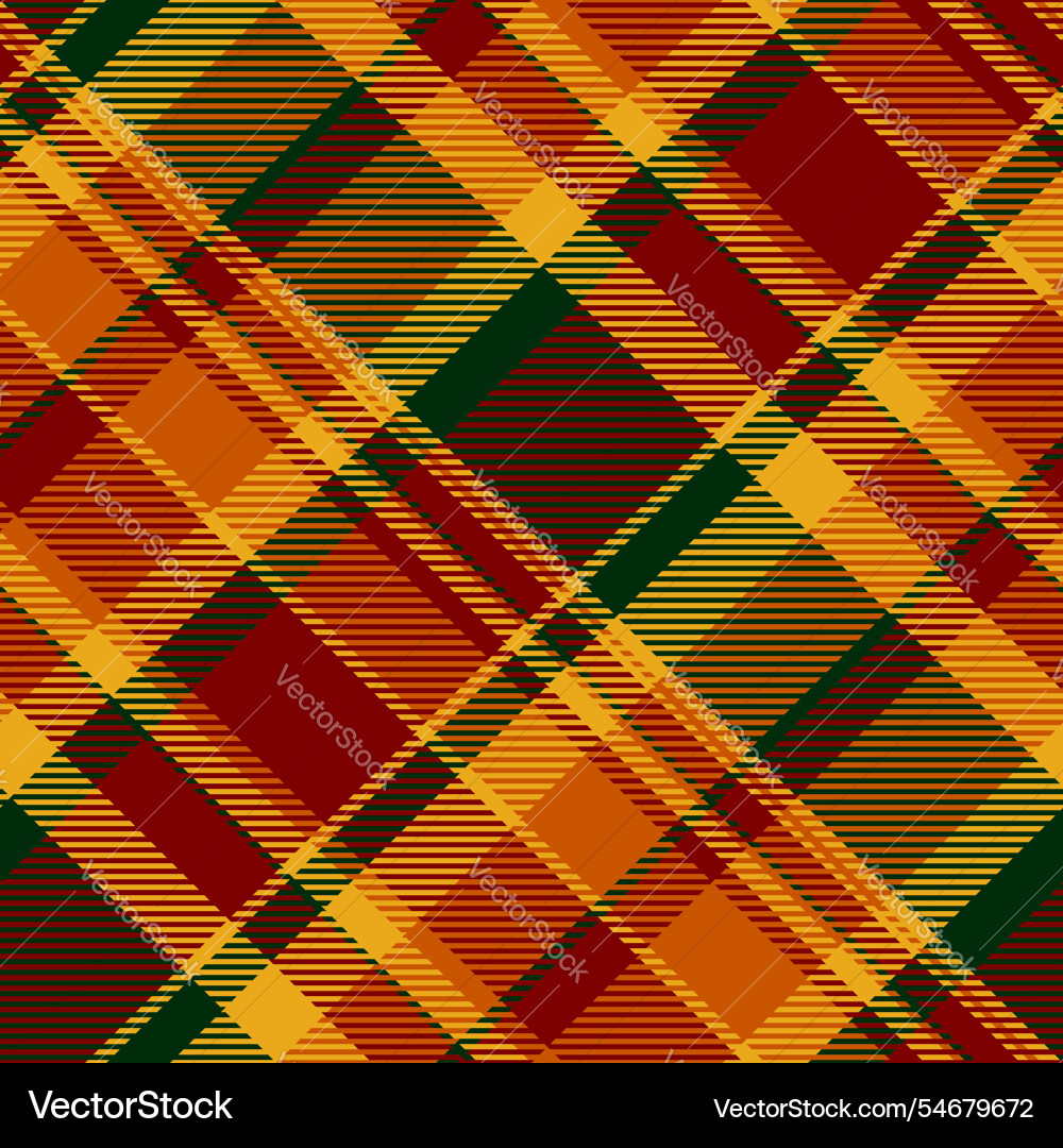 Knit fabric texture setting plaid background Vector Image