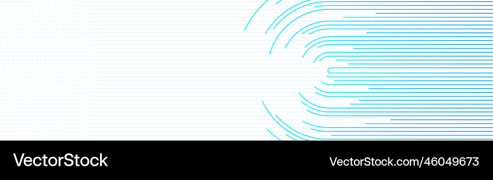 Abstract blue gradient geometric lines pattern Vector Image