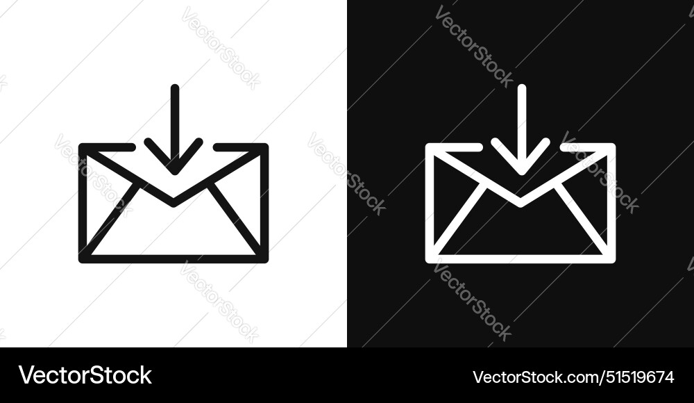 Inbox icon Royalty Free Vector Image - VectorStock