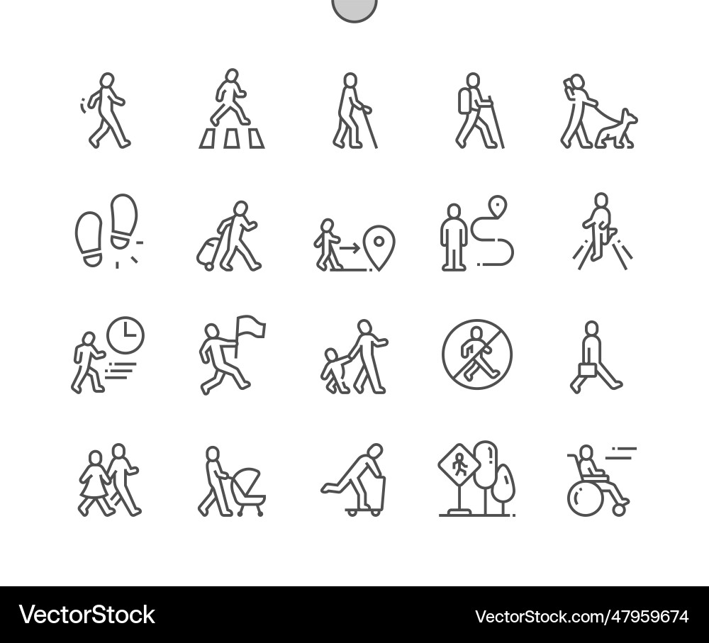 Walking Footprint Icon Royalty Free Vector Image