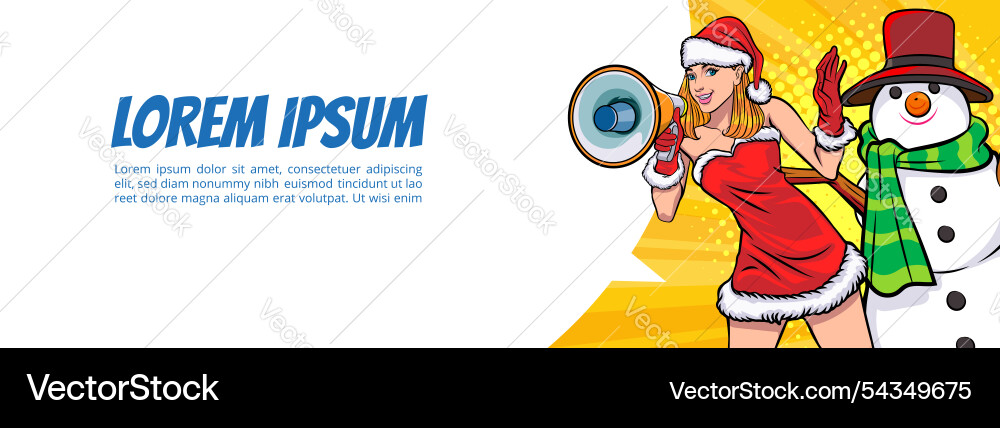 Christmas woman 7 Royalty Free Vector Image - VectorStock