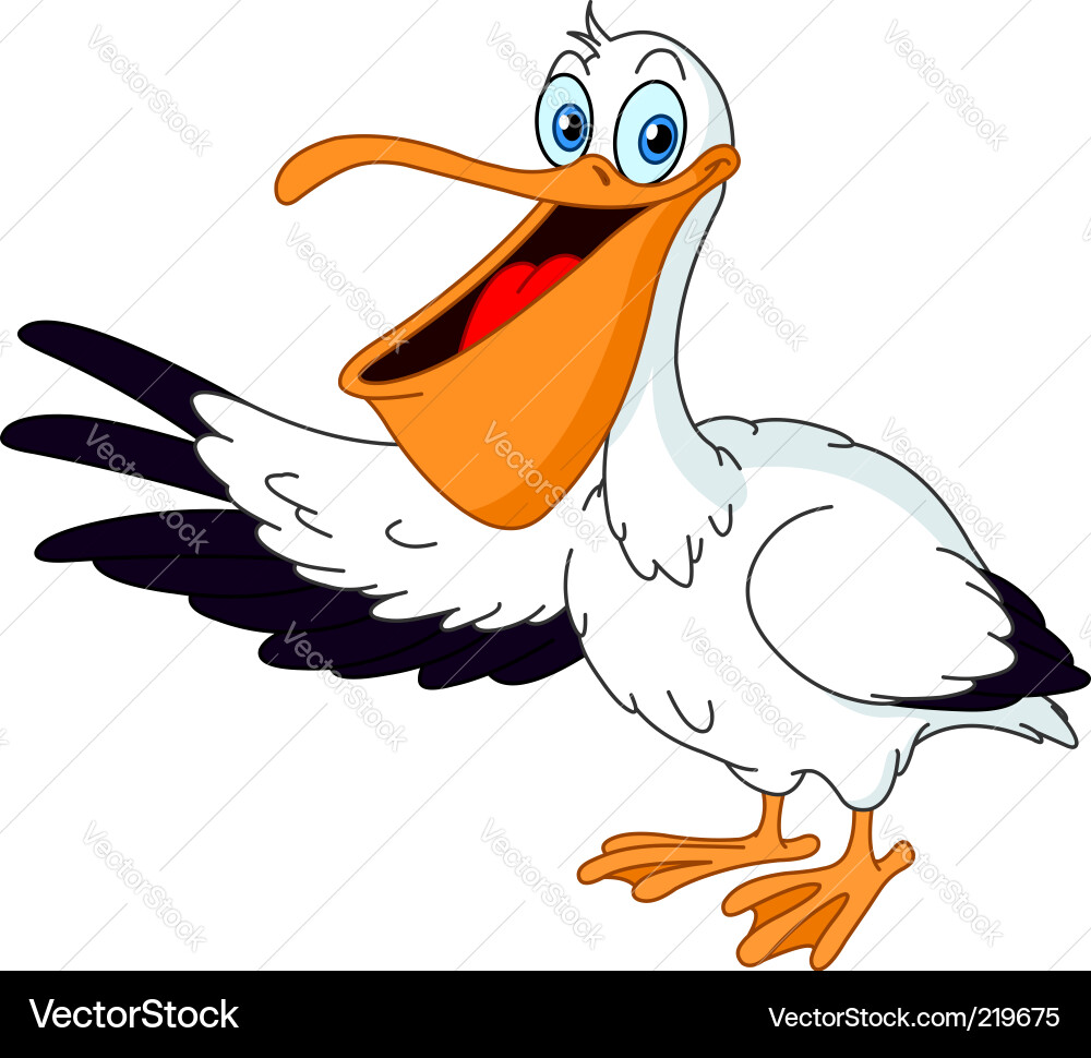 Happy Pelican Vector Images (over 450)