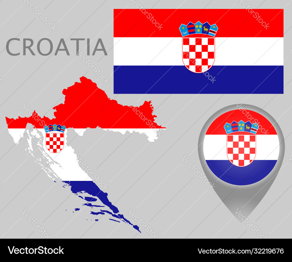 Croatia Royalty Free Vector Image - VectorStock