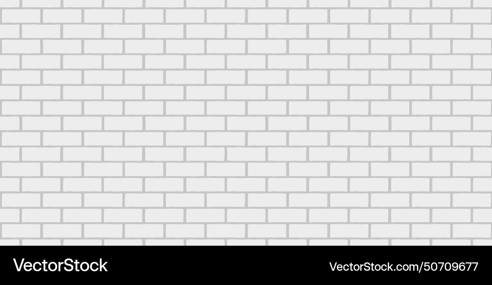 Brick Wall Seamless Pattern Endless Backdrop Vector Image 