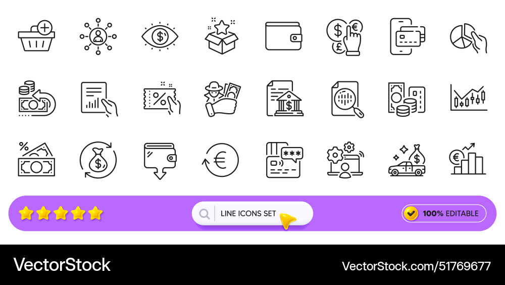 Change money add purchase and exchange currency Vector Image