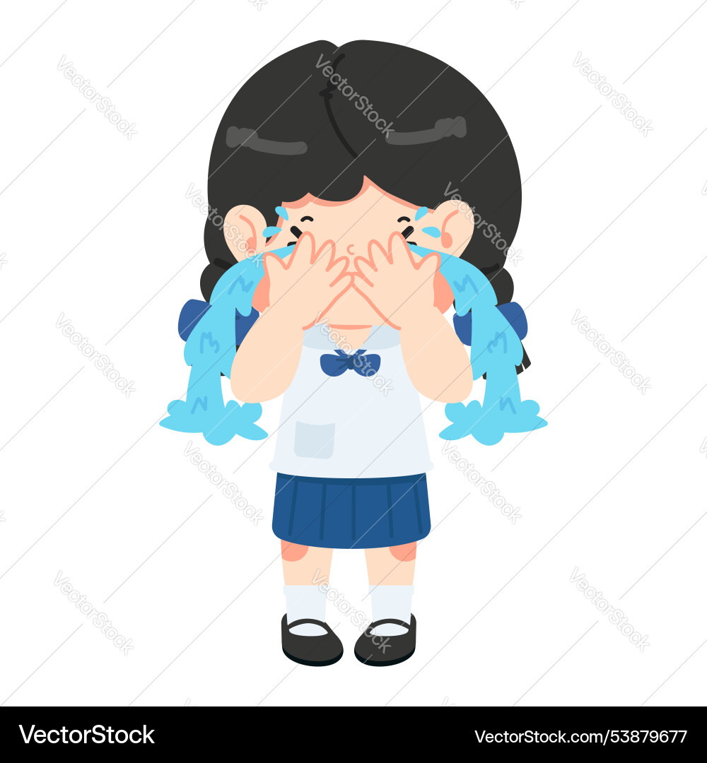 Crying Student Cartoon