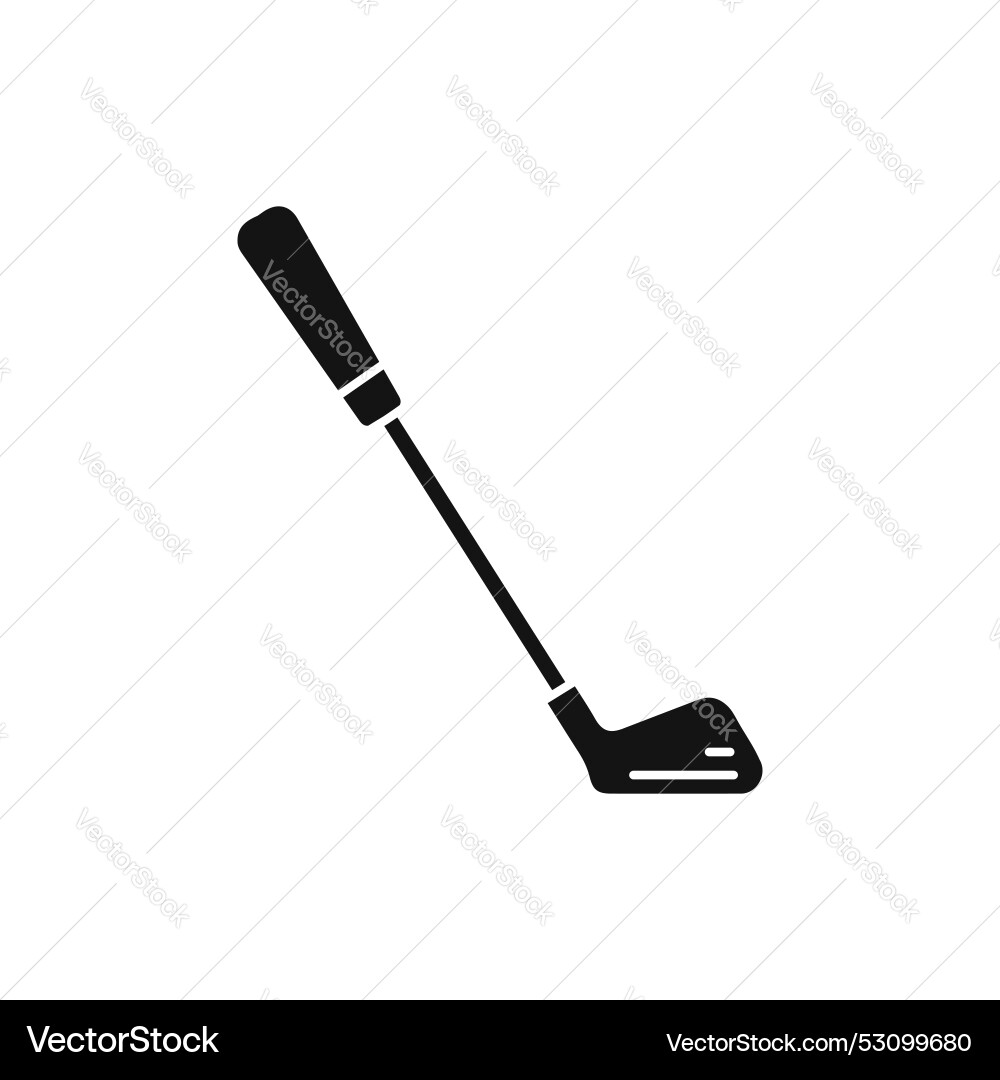 Golf club icon isolated on white background Vector Image