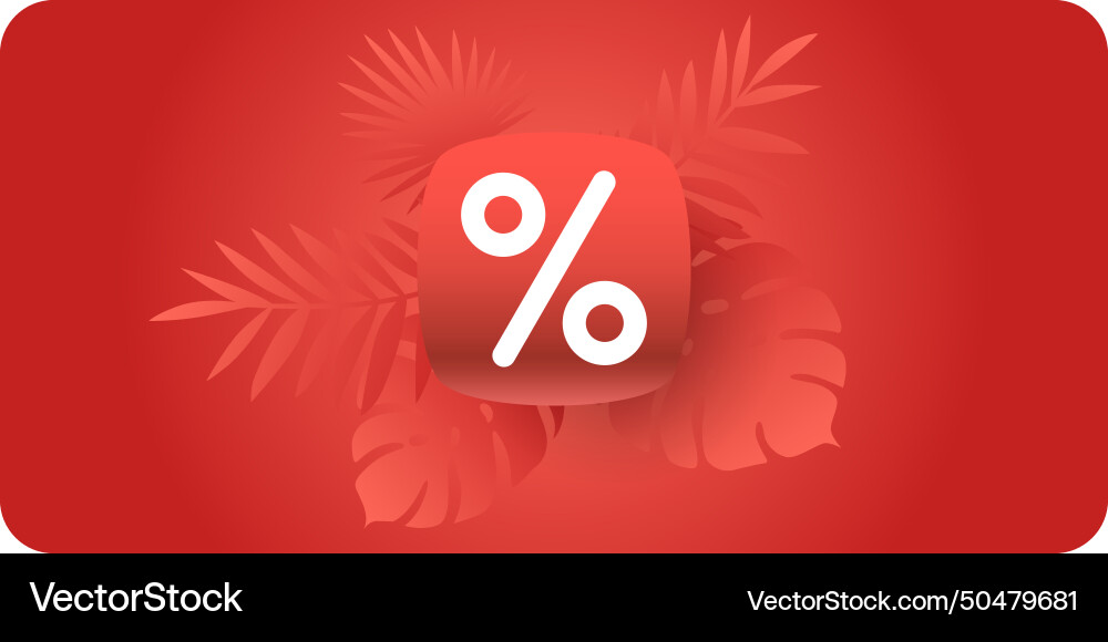 Poster for advertising discounts graphics Vector Image