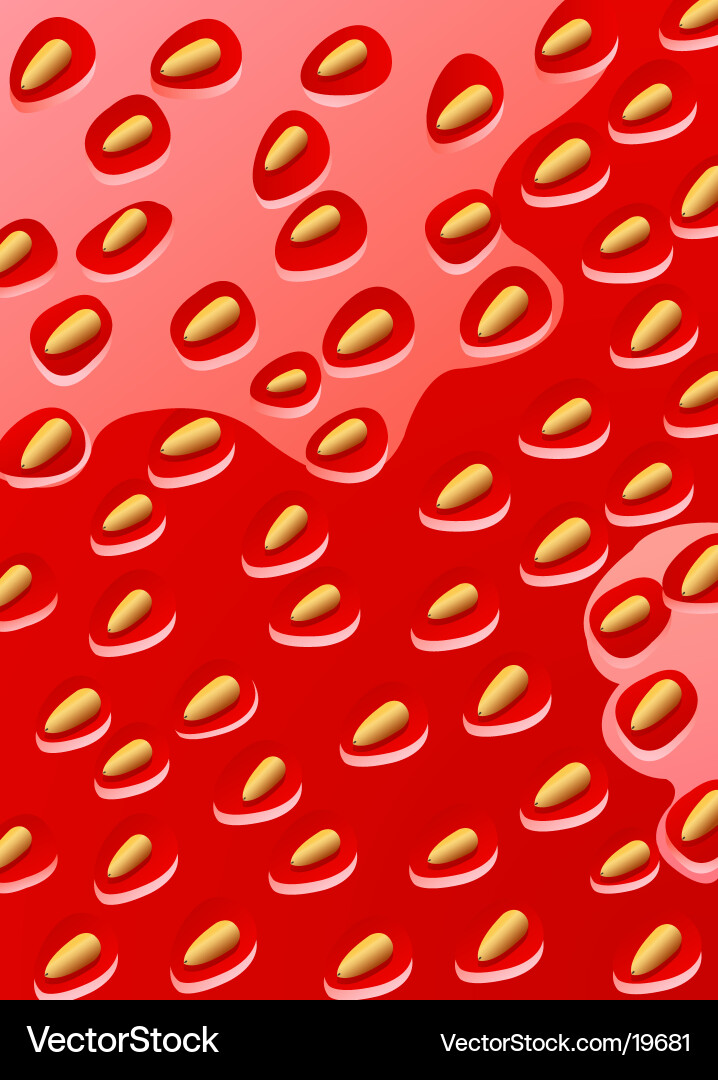 Texture of a strawberry Royalty Free Vector Image